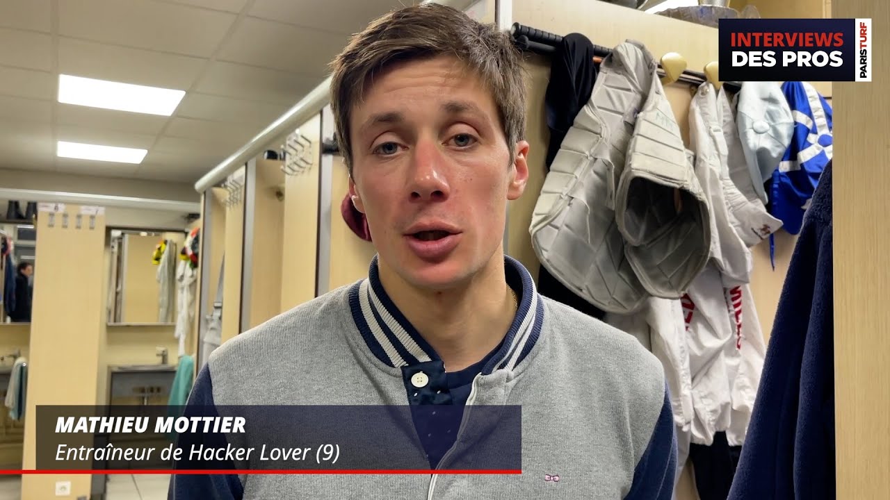 MATHIEU MOTTIER | ENTRAÎNEUR DE HACKER LOVER | QUINTÉ DU VENDREDI 1ER ...