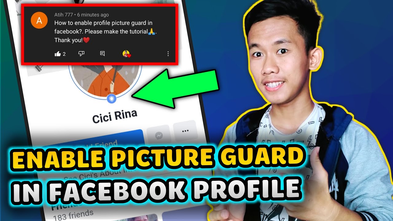 How to enable profile picture guard in facebook - YouTube