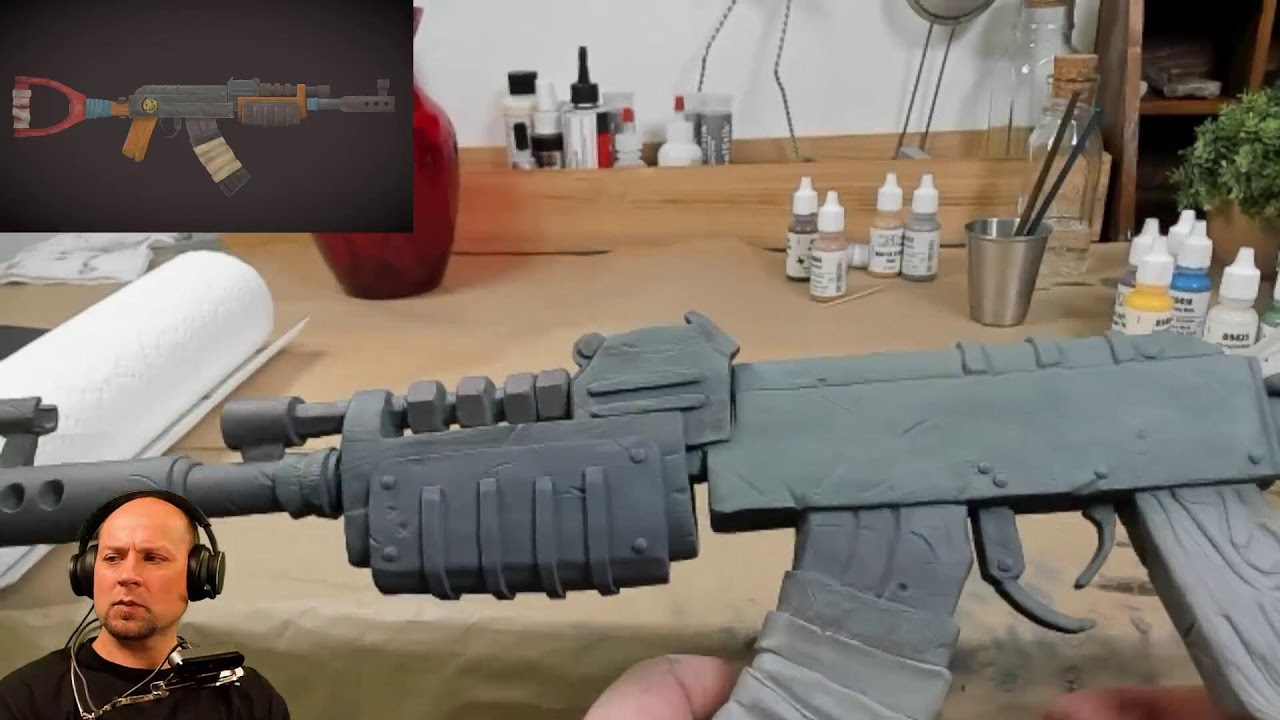 Baby AK painting day 2 - YouTube