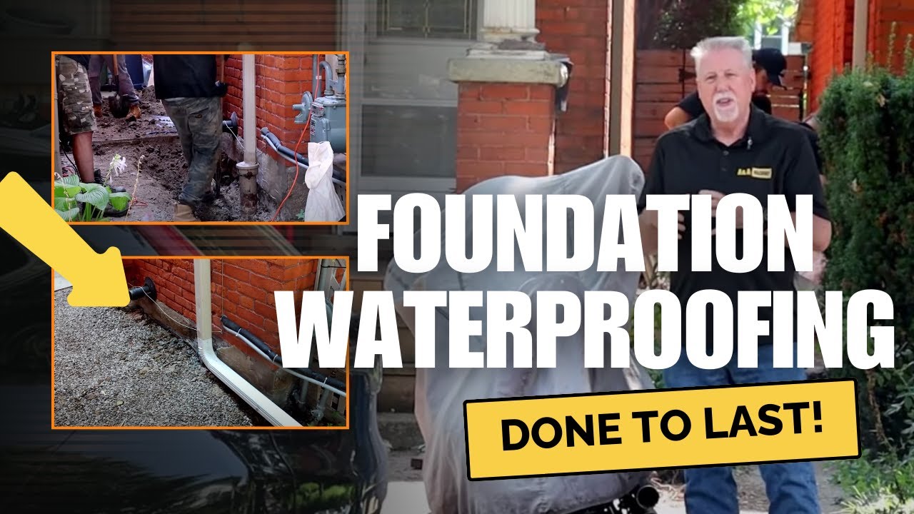 Foundation Waterproofing Done Right for a Lifetime of Protection - YouTube