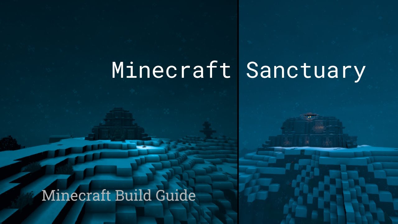 How to build a Sanctuary in Minecraft - YouTube