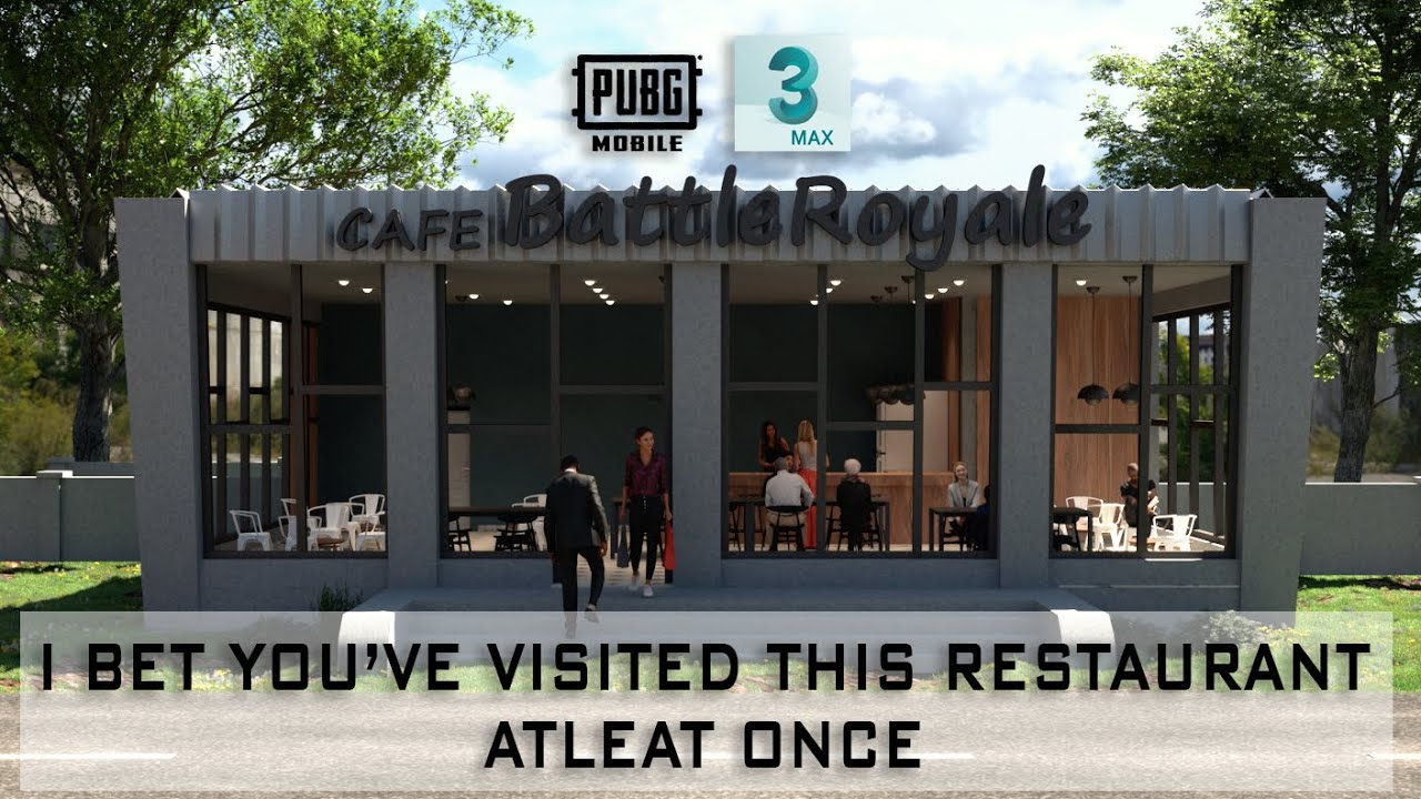 PUBG Restaurant | Concept Design | 3ds Max | v-ray - YouTube