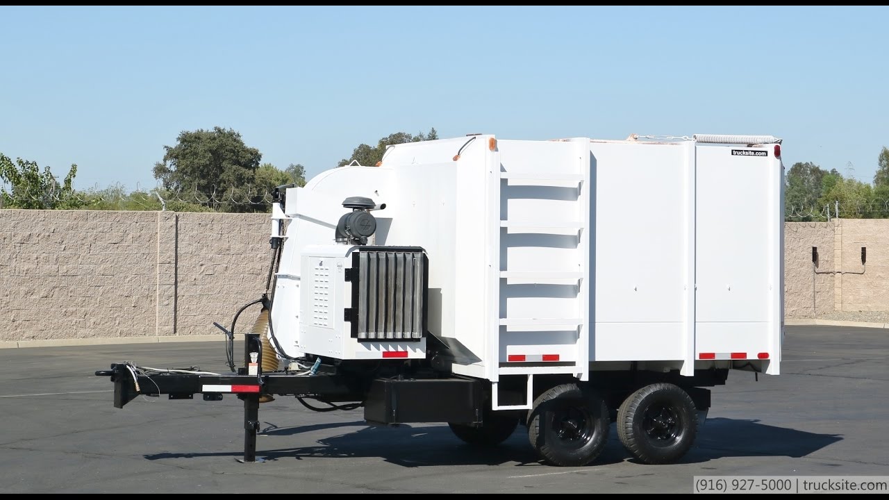 American Road Machinery ALC-17 Vacuum Leaf Collector - YouTube