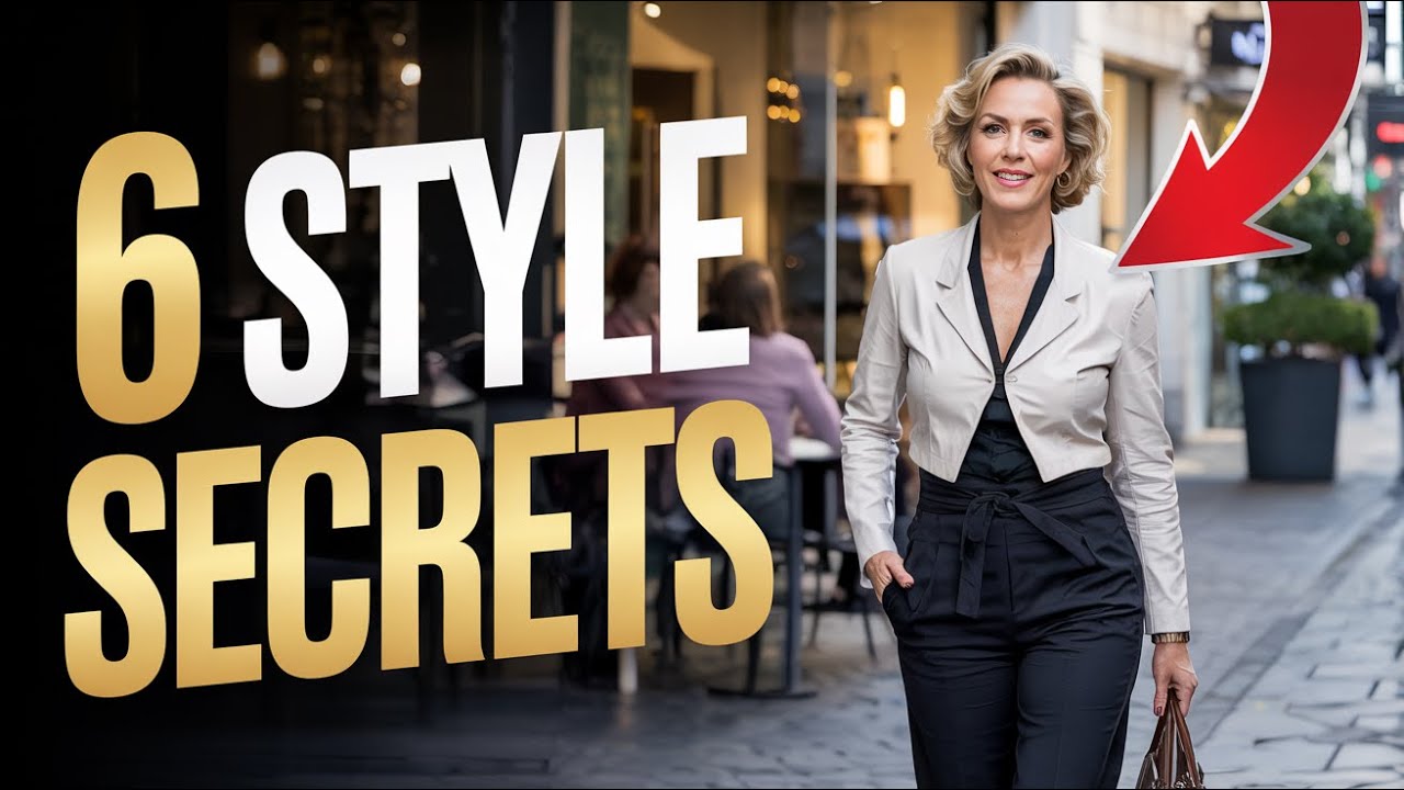 6 Style Secrets Elegant Women Over 55 Use to Always Look Chic - YouTube