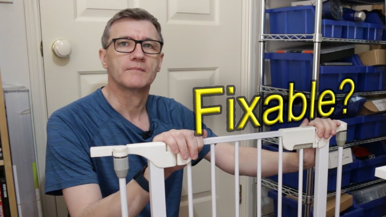 Baby Gate Repair - YouTube