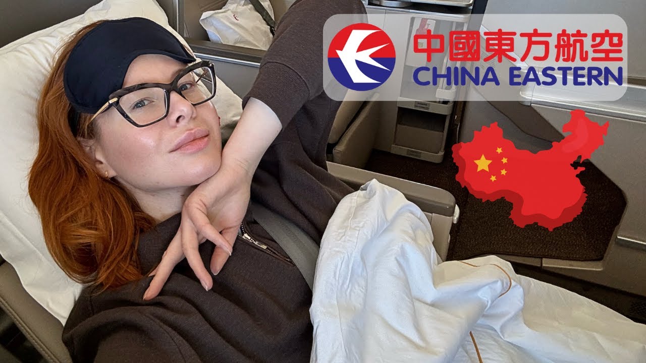 CHINA EASTERN BUSINESS CLASS ️💺🇨🇳 SHANGHAI - MOSCOW 💙 Airbus A330 - YouTube