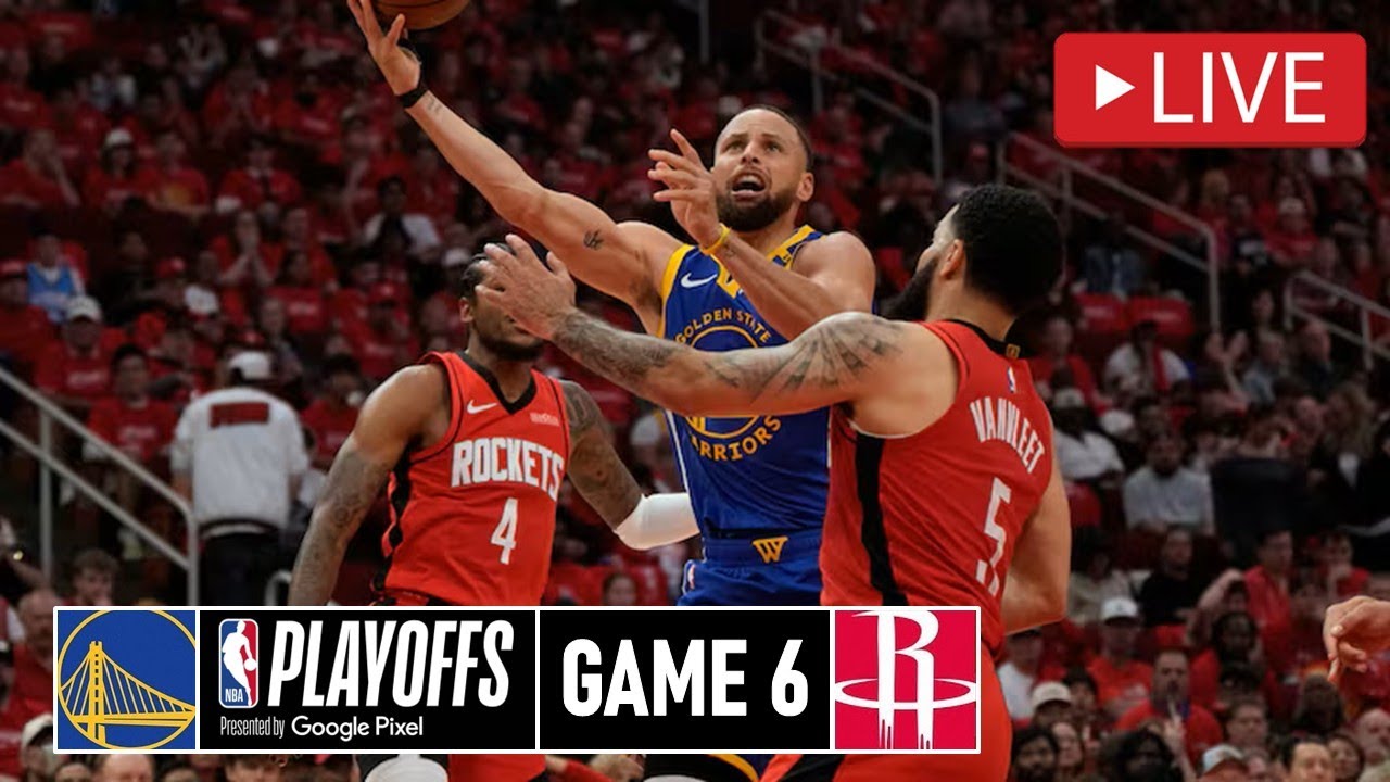 Golden State Warriors vs Houston Rockets LIVE GAME 6 | May 2, 2025 ...