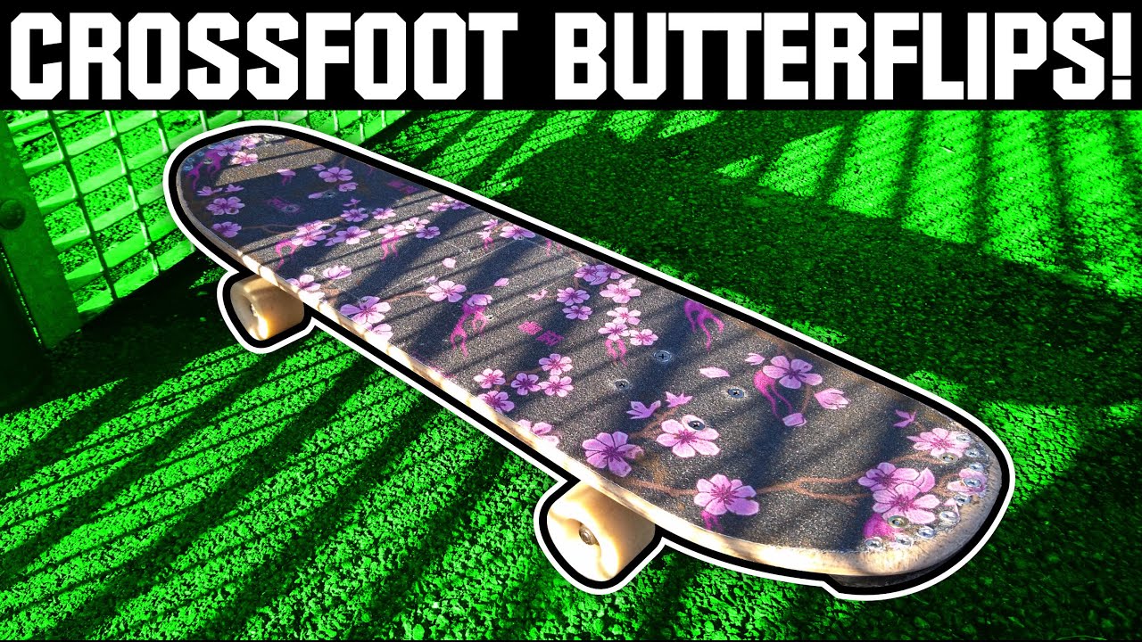 Trying to Land 50 Crossfoot Butterflip to Caspers in One Session - YouTube