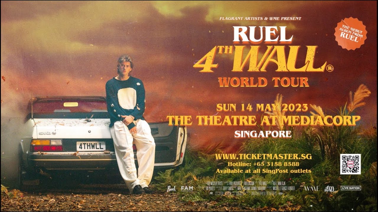 Ruel 4th Wall World Tour Live in Singapore - YouTube