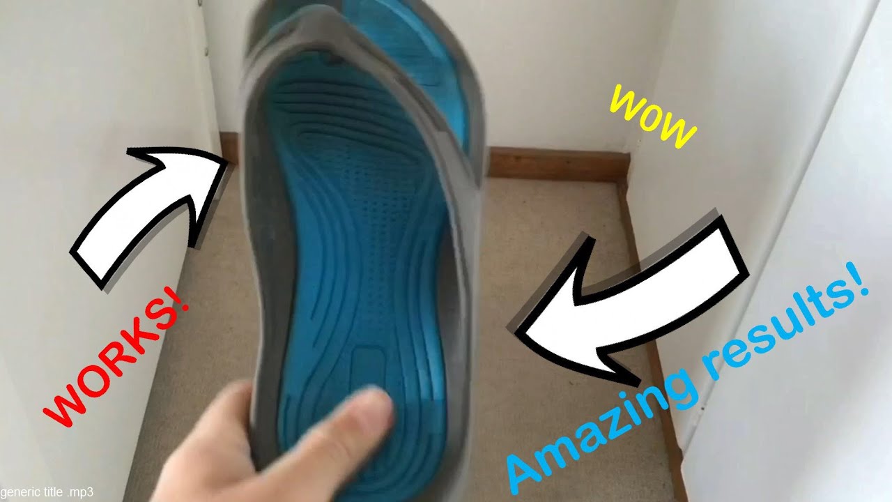 How to throw a blue sandal (insane) - YouTube