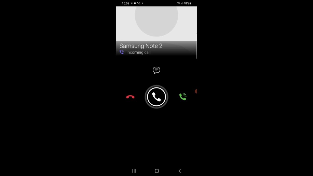 Viber Samsung Galaxy A40 Incoming call screen - YouTube
