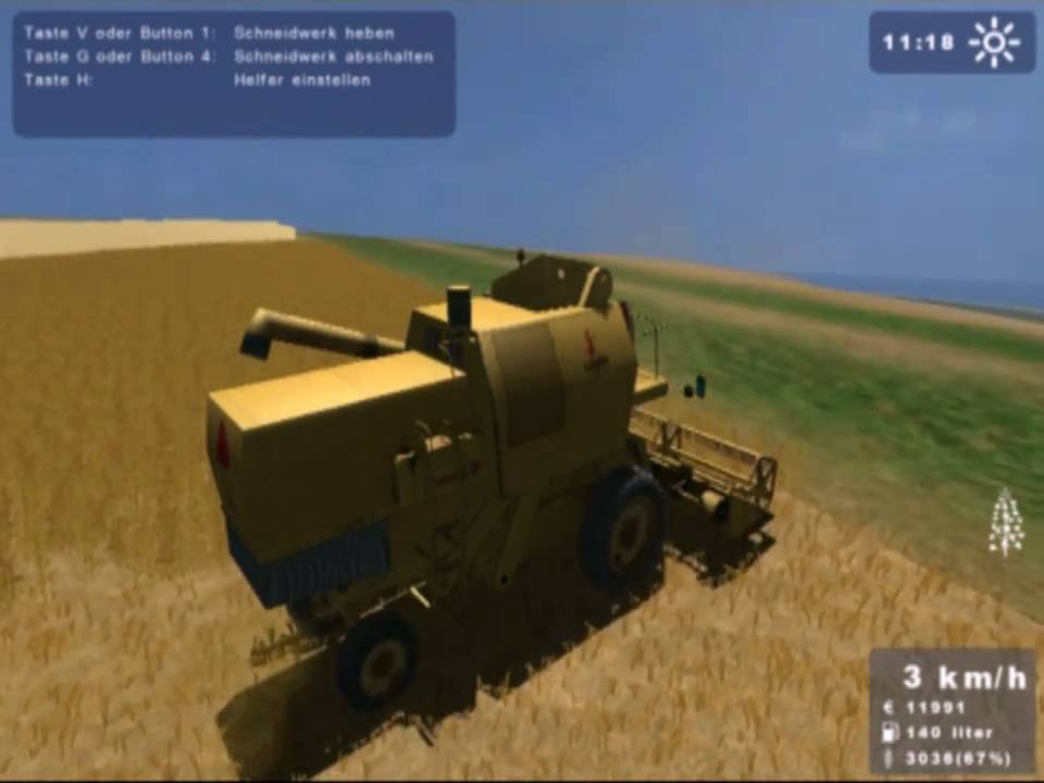 Tractor si Combina Lizard in Landwirtschafts Simulator 2009 - YouTube