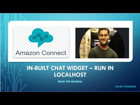 Amazon Connect In-built Chat Widget – Run In Localhost - YouTube