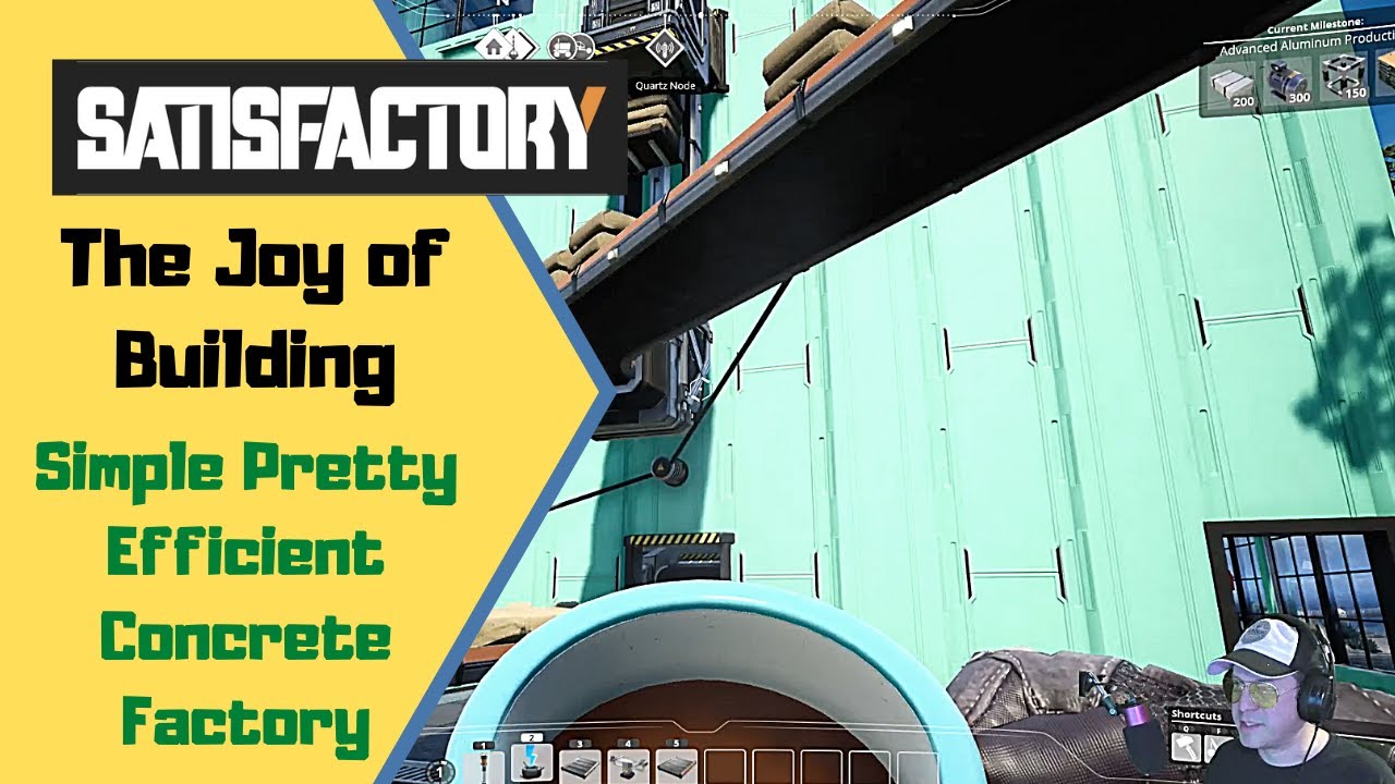 Satisfactory - The Joy of Building - Simple Pretty Efficient Concrete ...