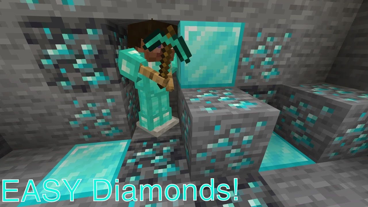 Minecraft day 8 of 365 (Easy Diamonds) - YouTube