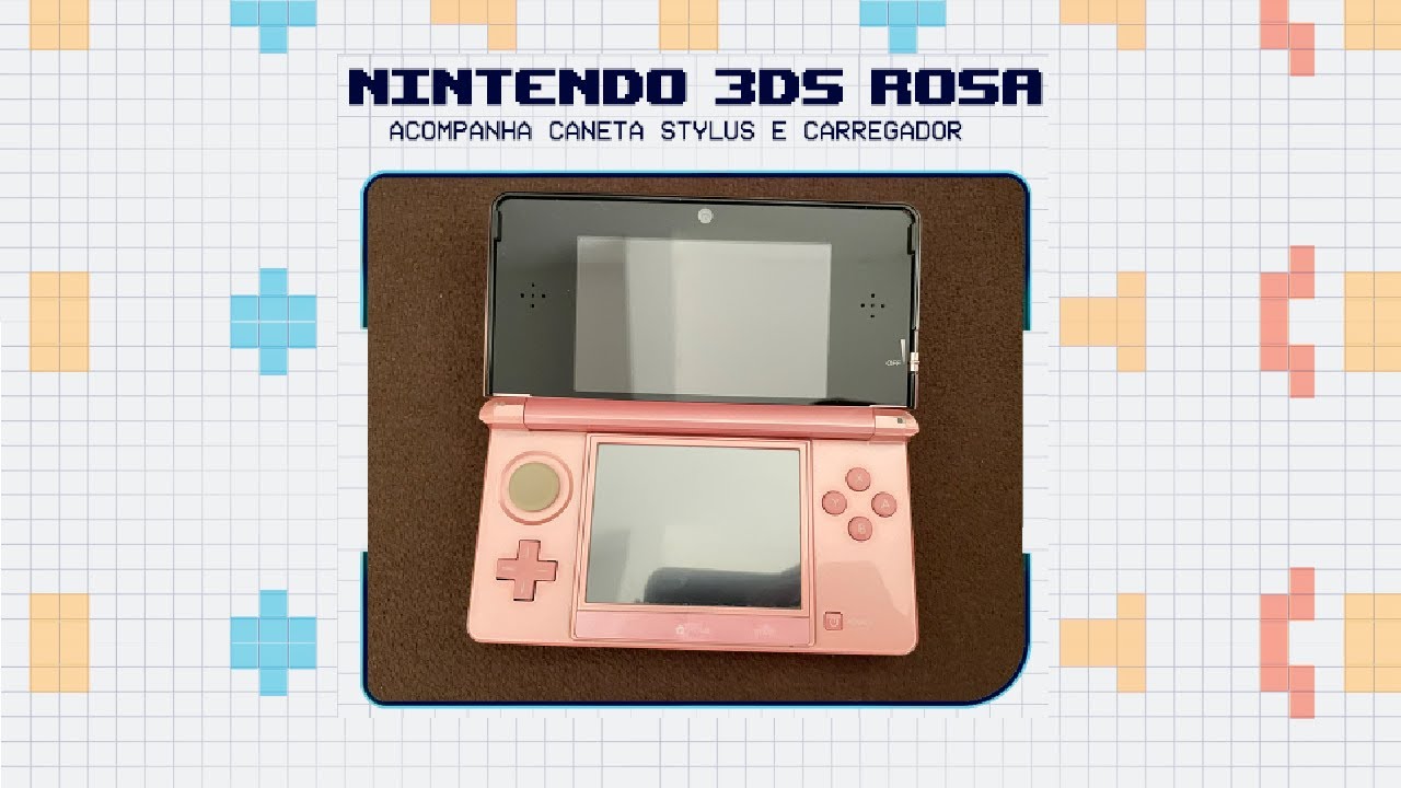 Nintendo 3DS Candy Pink CTR-001 (Japonês) Vendido - YouTube