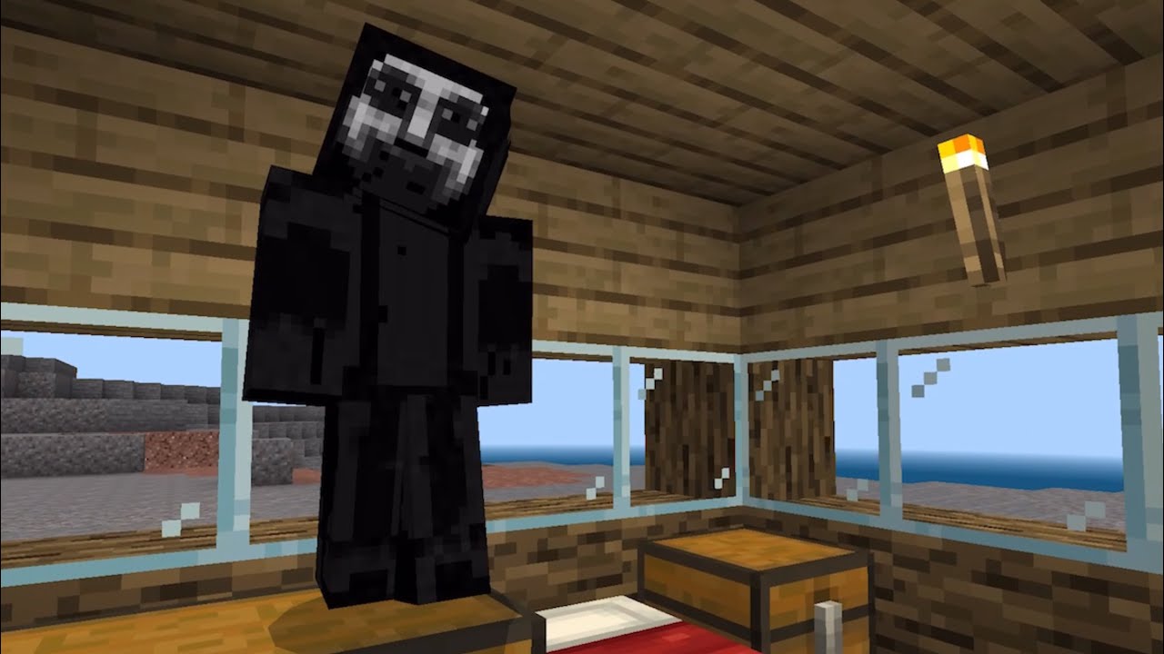 This scary dude will wait for you to come home after your Minecraft ...