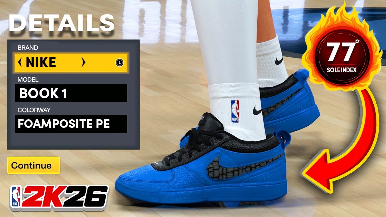 NBA 2K26 Shoe Creator: Nike Book 1 PJ Tucker Foamposite PE - YouTube