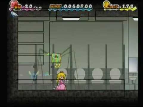 Super Paper Mario Walkthrough 18: Spider Mimi Battle - YouTube