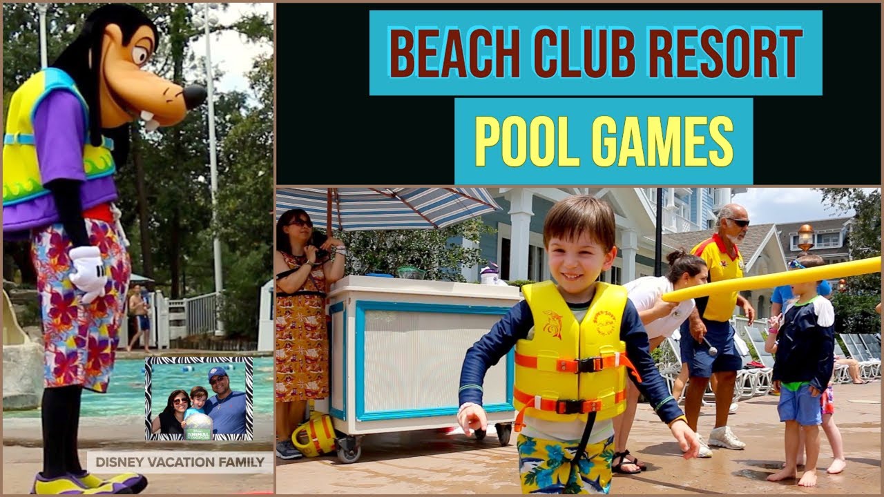 Disney's Beach Club Pool Games | Stormalong Bay Games | Disney ...
