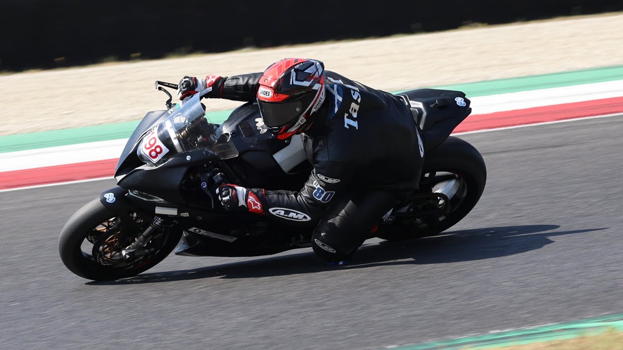 Onboard Mugello Visor cam BMW S1000RR K67 Andrew Tasker Insta360 GO 3 - YouTube