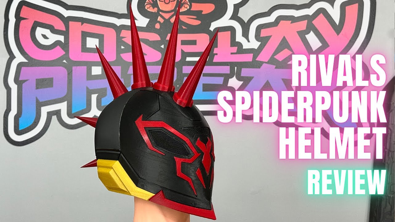 CosplayPhreak Episode 45 - Spider Punk Marvel Rivals Helmet Build - YouTube