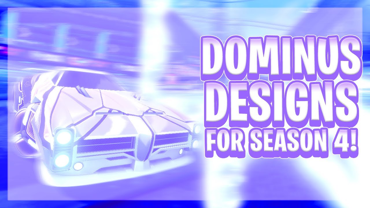 The 10 Best Dominus Designs For Season 4! (Rocket League Car Designs ...