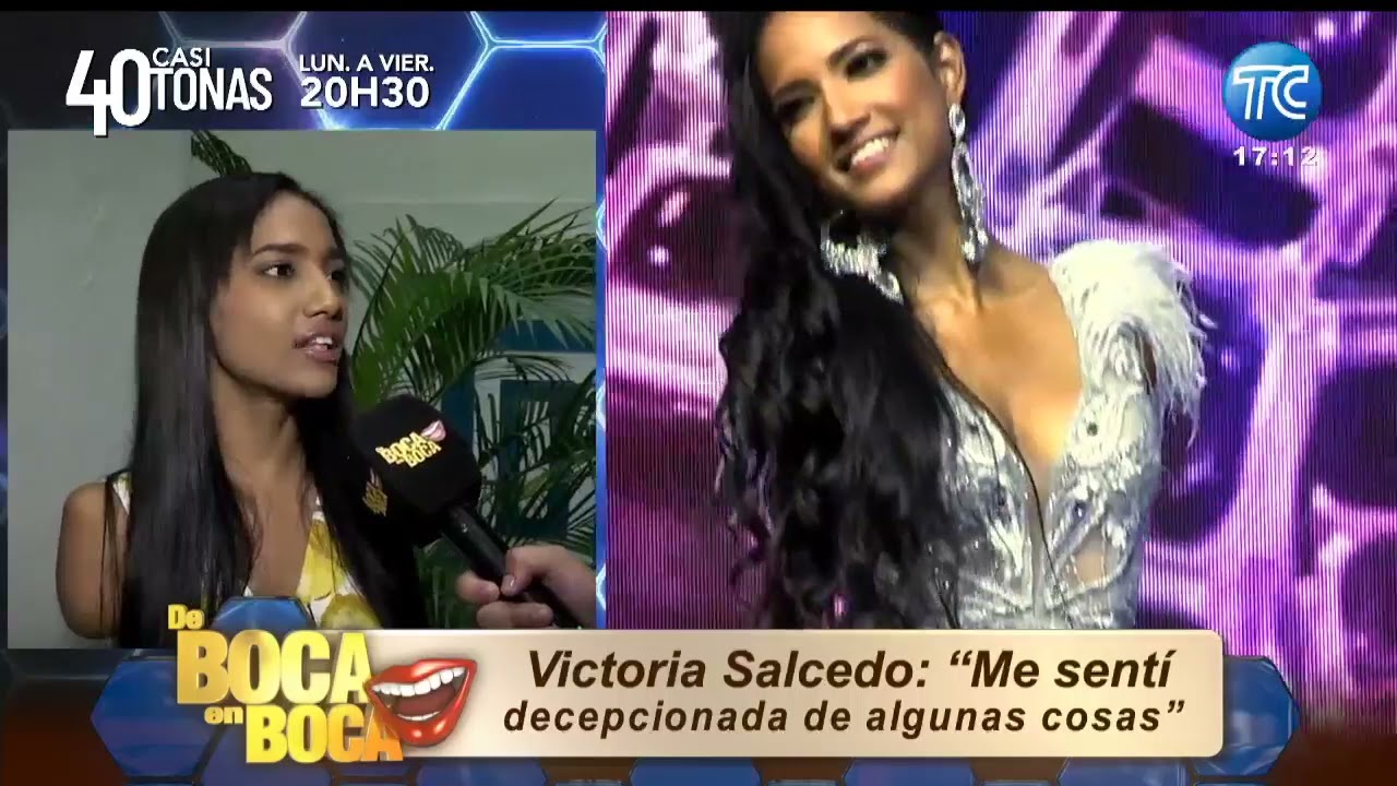 Victoria Salcedo habló de sentirse decepcionada tras la elección de ...