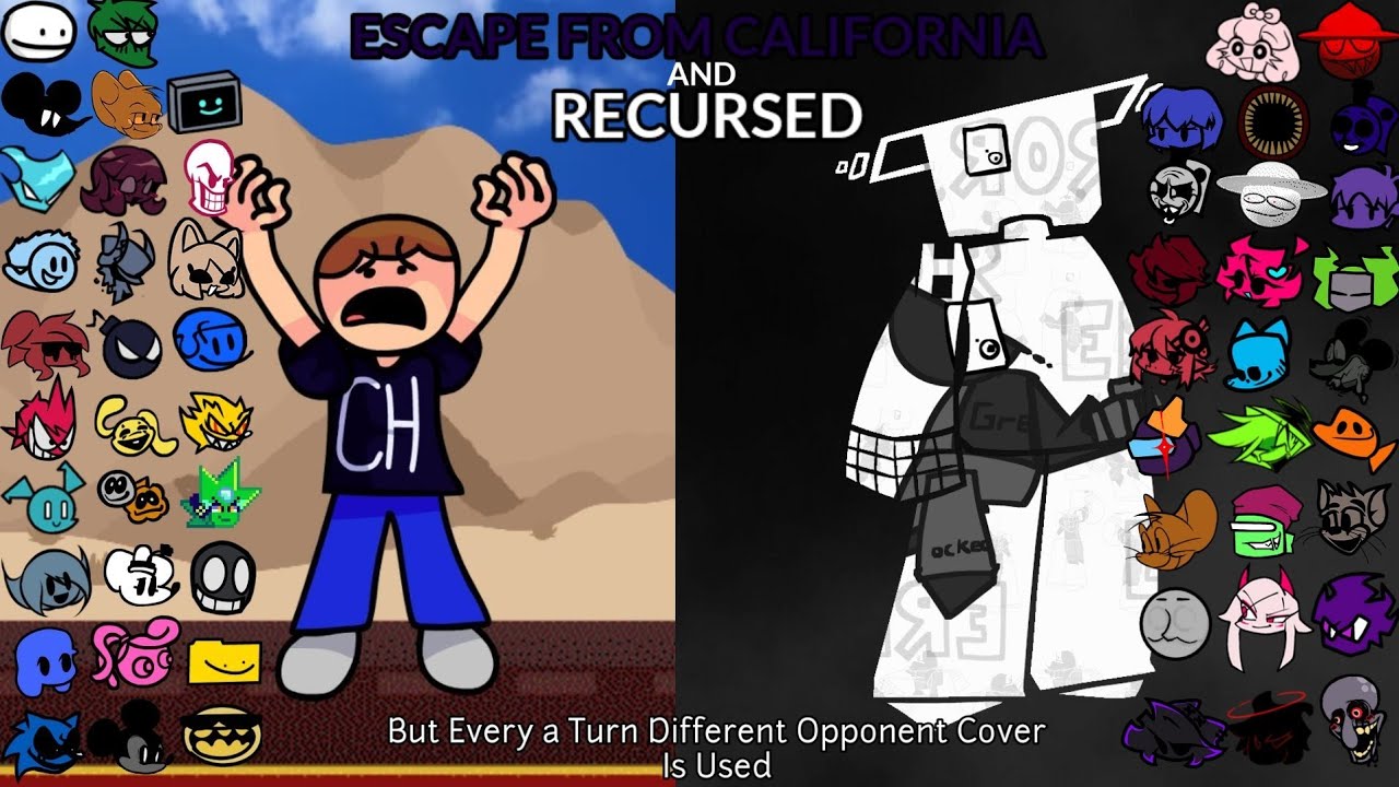 ESCAPE FROM CALIFORNIA AND RECURSED But Every a Turn Different Opponent ...