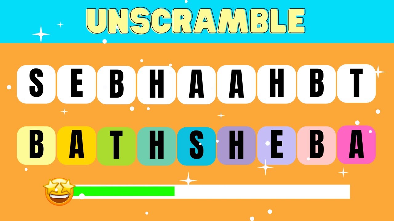 Unscramble The Riddle 🌟 | Biblical Women in the Bible | Brain Games ...