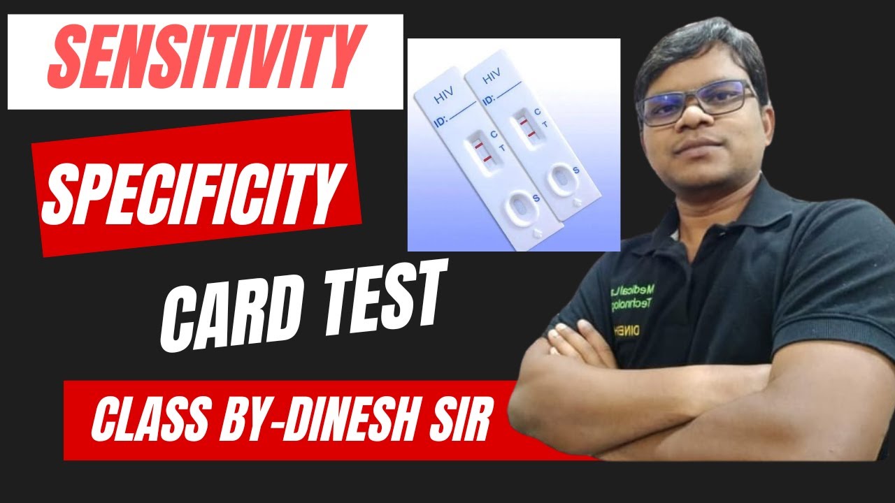 What is Sensitivity and Specificity Most important Lecture | LAB TEST ...