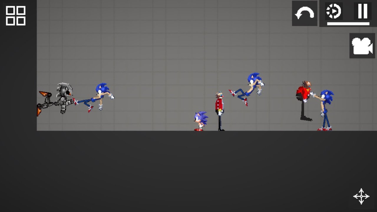 sonic and classic sonic vs classic eggman eggman and silver sonic - YouTube