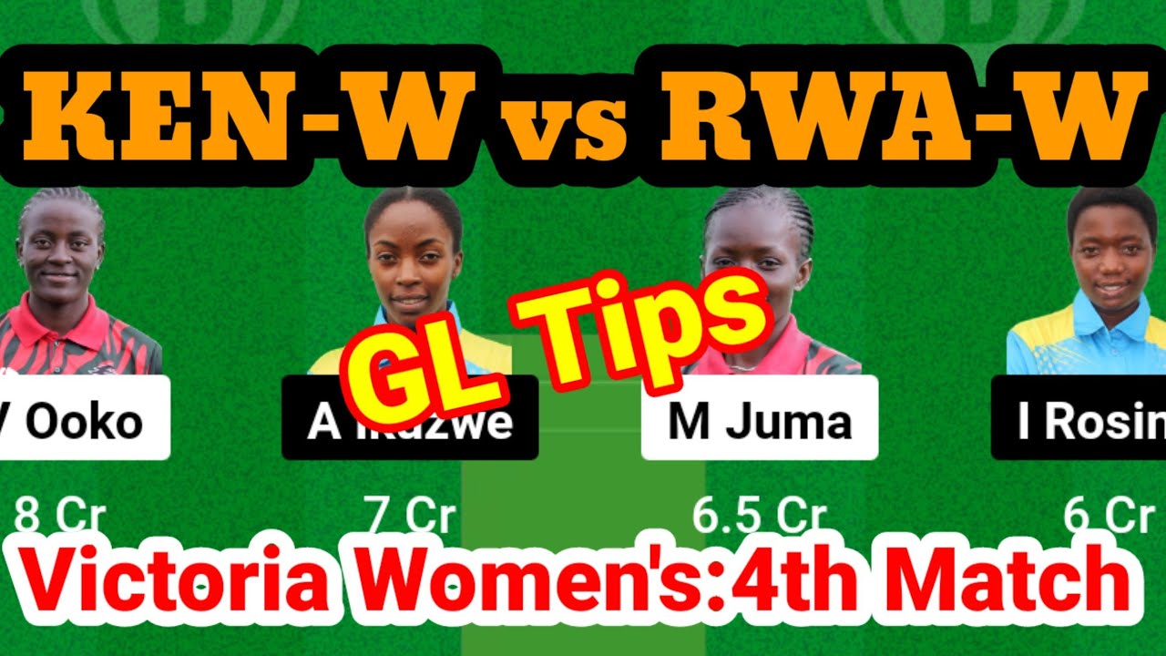 KEN-W vs RWA-W Dream11 | KEN-W vs RWA-W Dream11 Prediction Today | KEN-W vs RWA-W Dream11 Team ...
