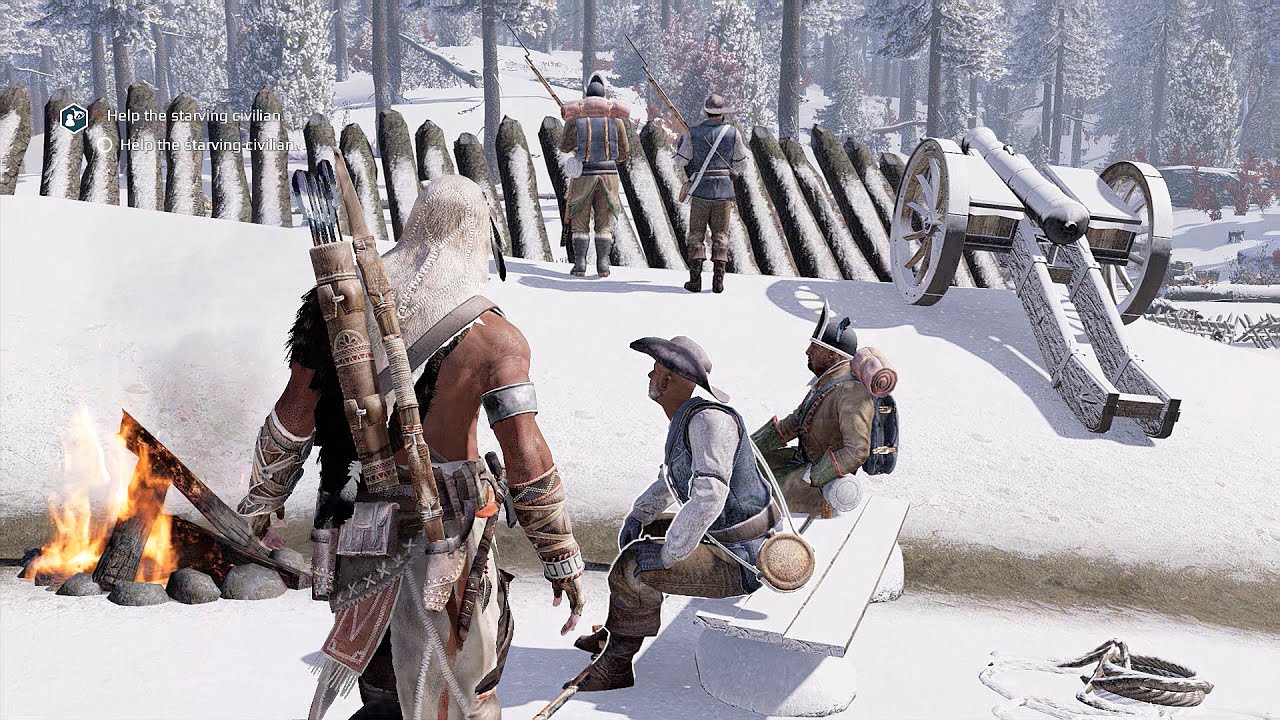 Assassin's Creed 3 Remastered Stealth Gameplay with Wolf Power Animal ...