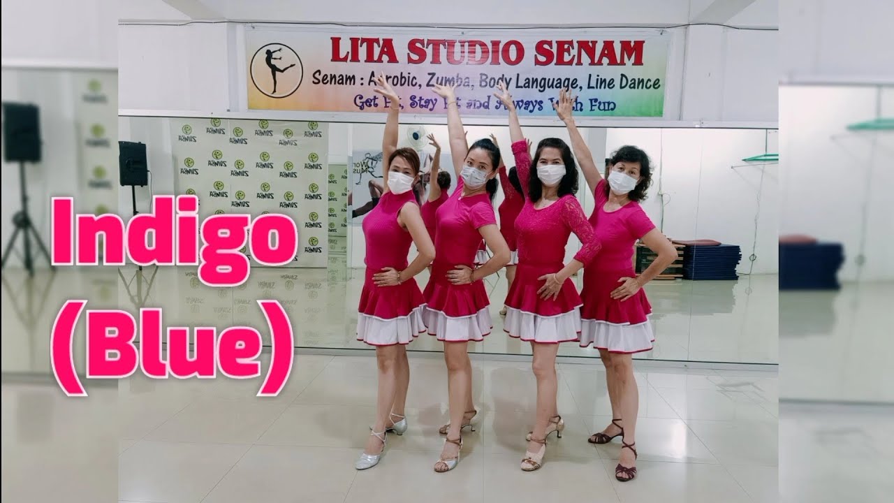 Indigo (Blue) Line Dance - YouTube