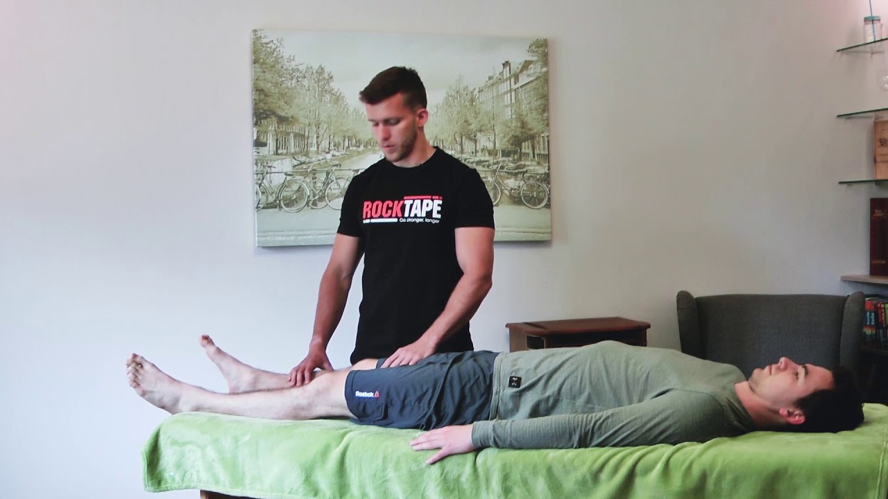 Test valení klády (Log roll) - vnitřní a zevní rotace DKK - YouTube