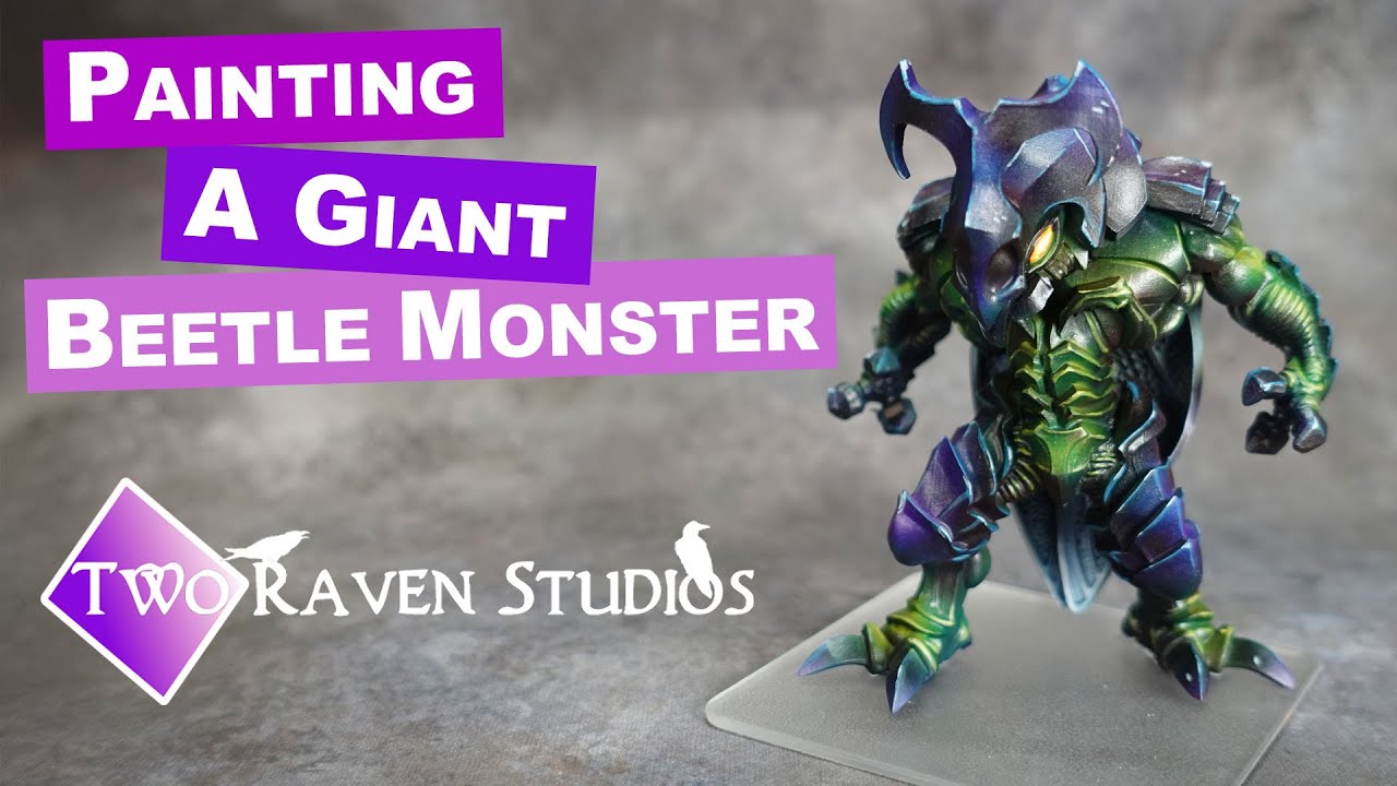 Painting Xixorax from Monsterpocalypse - YouTube