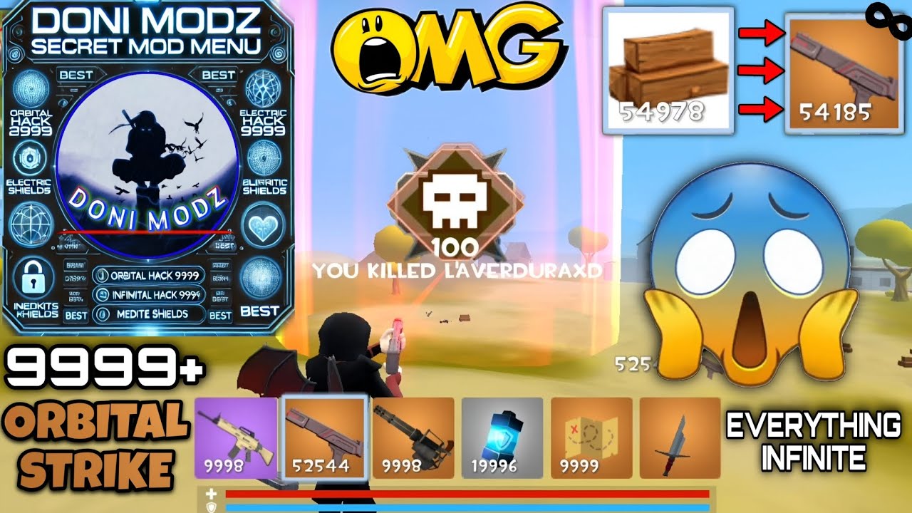 🔥 Doni Modz EPIC [MOD MENU] Hack in Rocket Royale 🚀 | 8 Kills With ...