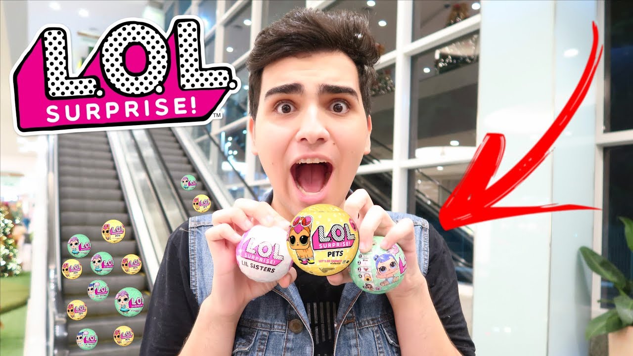 CAÇA BONECAS LOL SURPRESA RARA NO SHOPPING - YouTube