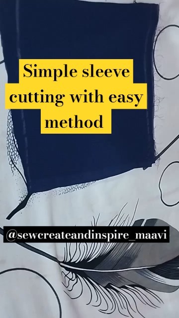 simple sleeve cutting with easy method and step by step guide ...