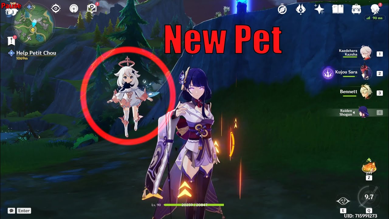 Turn Paimon to your Pet genshin impact New Bug - YouTube