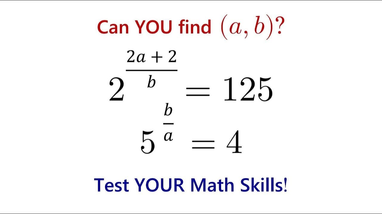 These Simultaneous Exponential Equations Stumps Students! Can You Find ...
