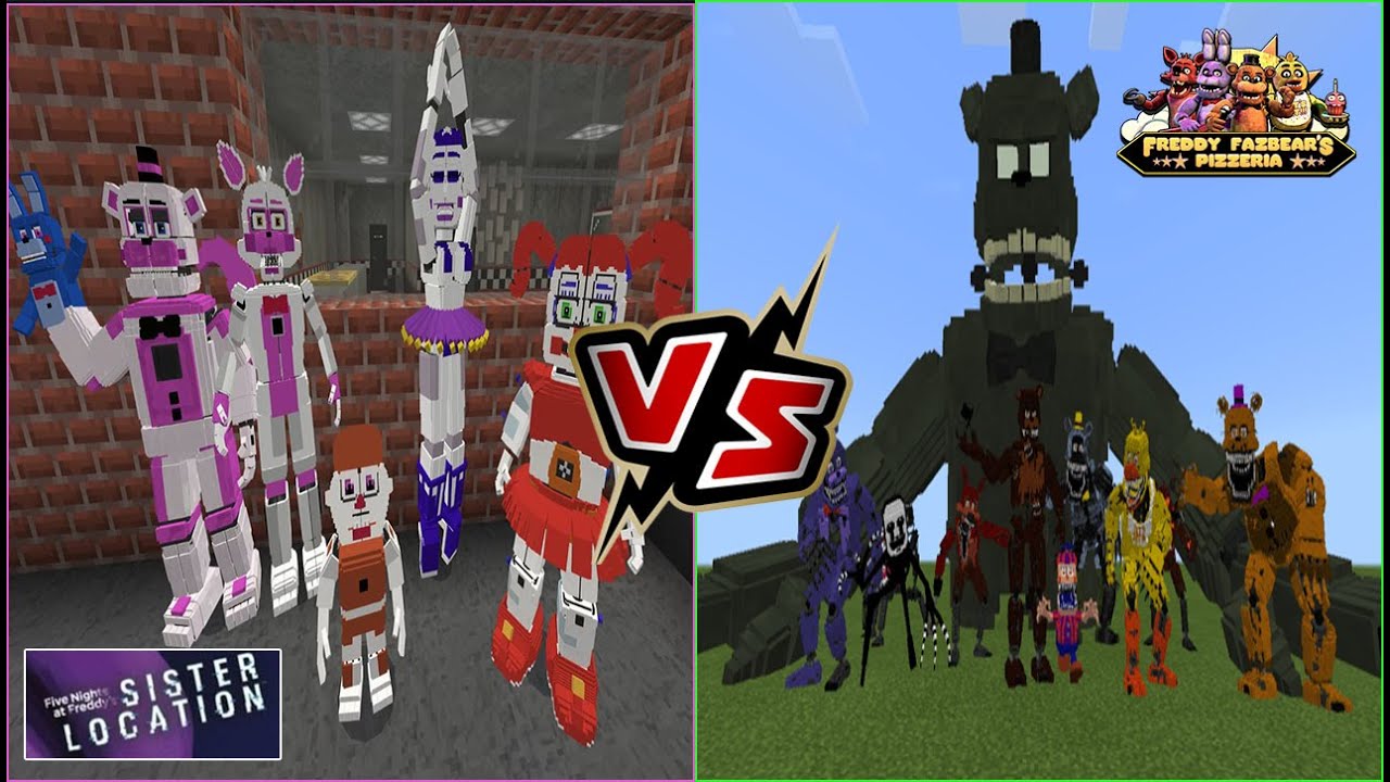 Five Nights at Freddy´s 4 BETA2 [Dany Fox] VS FNAF Sister Location ...