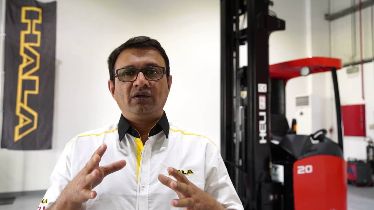 Heli G2 Reach Truck introduction by Atul Joshi of Hala Equipment ...
