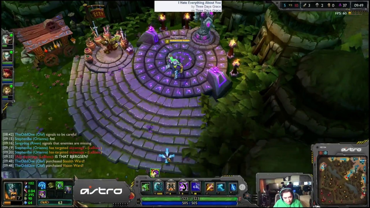 TheOddOne playing olaf jungle (SEASON 4) - YouTube