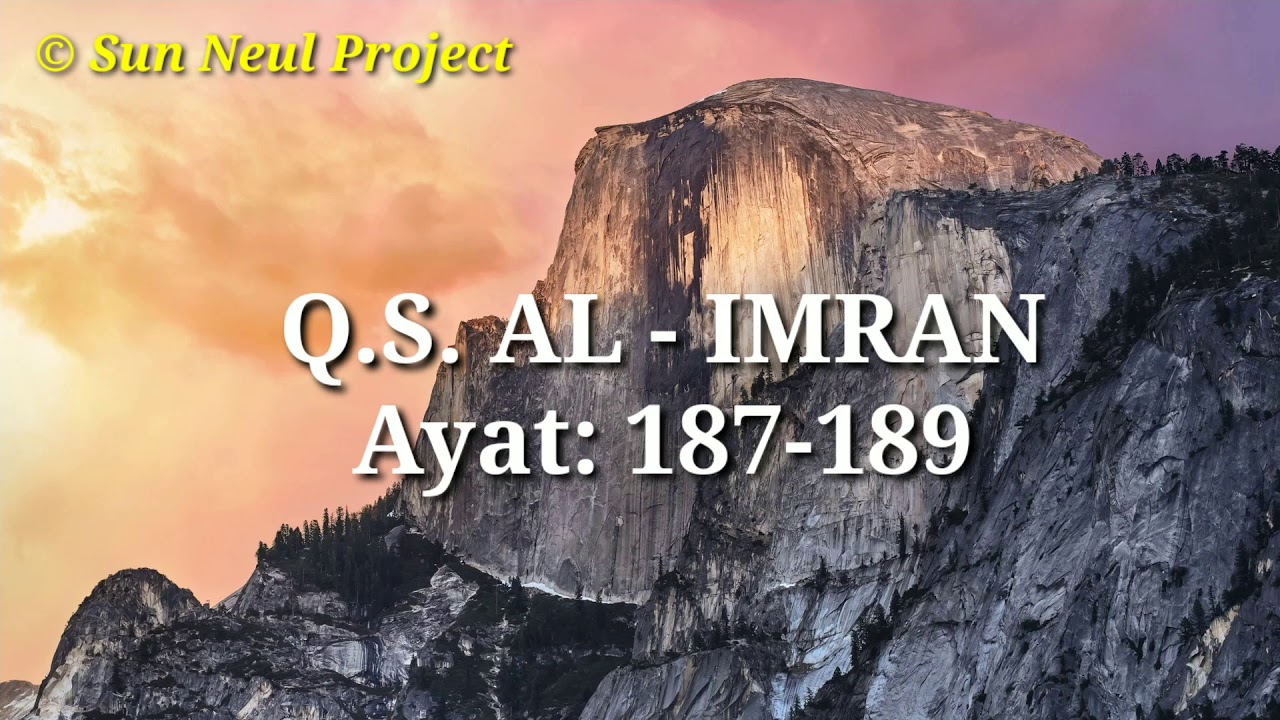 Surah Ali Imran Ayat 187-189 - YouTube