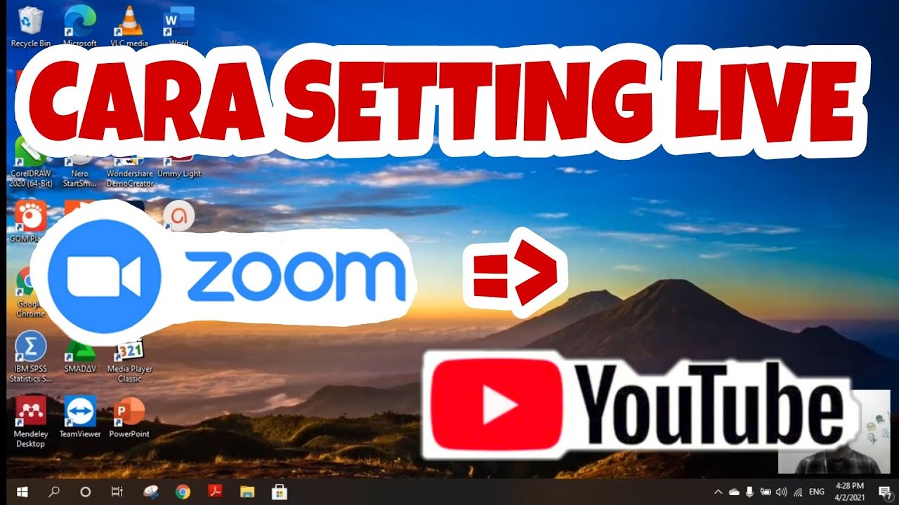 Tutorial Setting Live Streaming Youtube - Zoom Meeting - YouTube