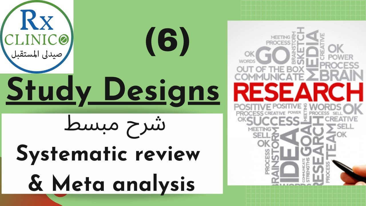 Meta analysis _ شرح مبسط _ Study Designs (6) - YouTube