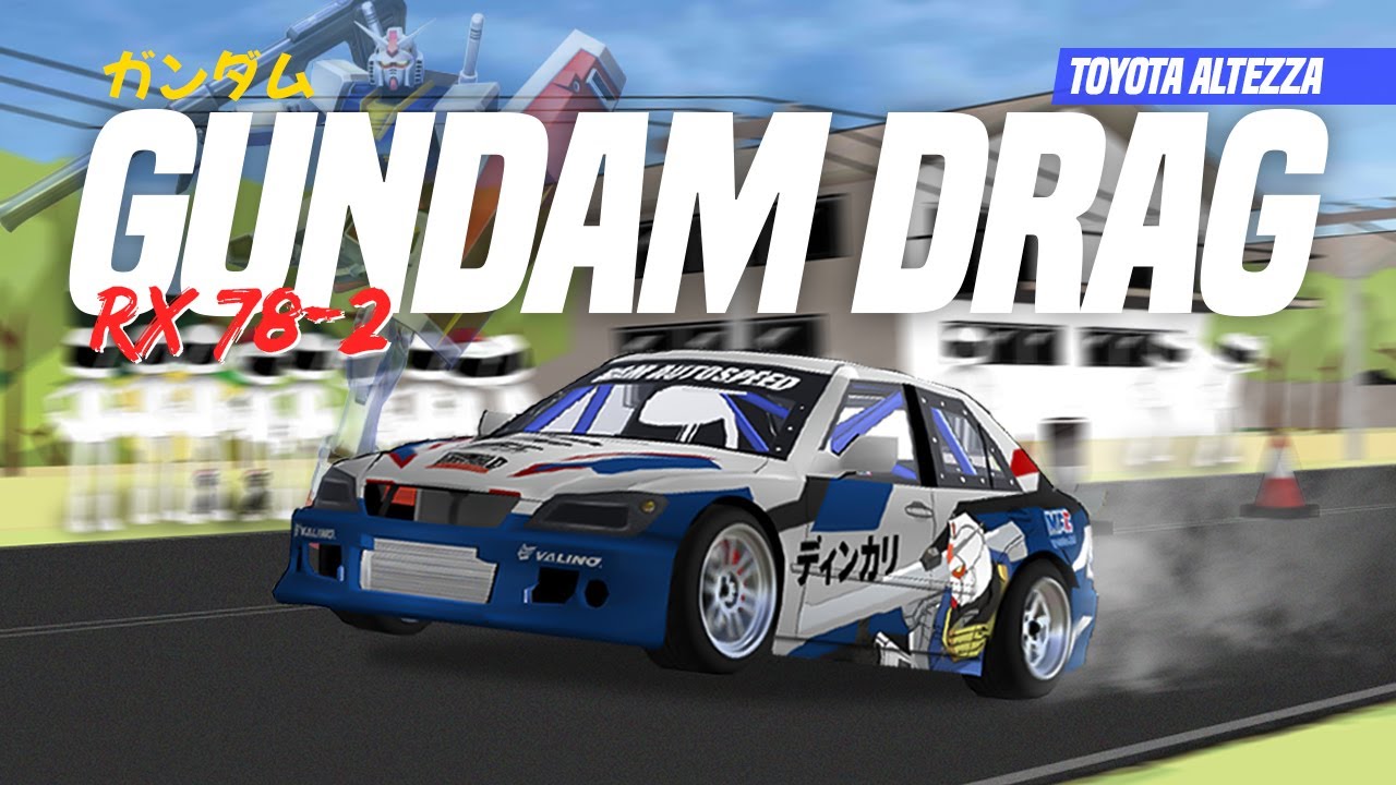Itashatime : Livery "Gundam RX 78-2" Drag style at Toyota Altezza ...