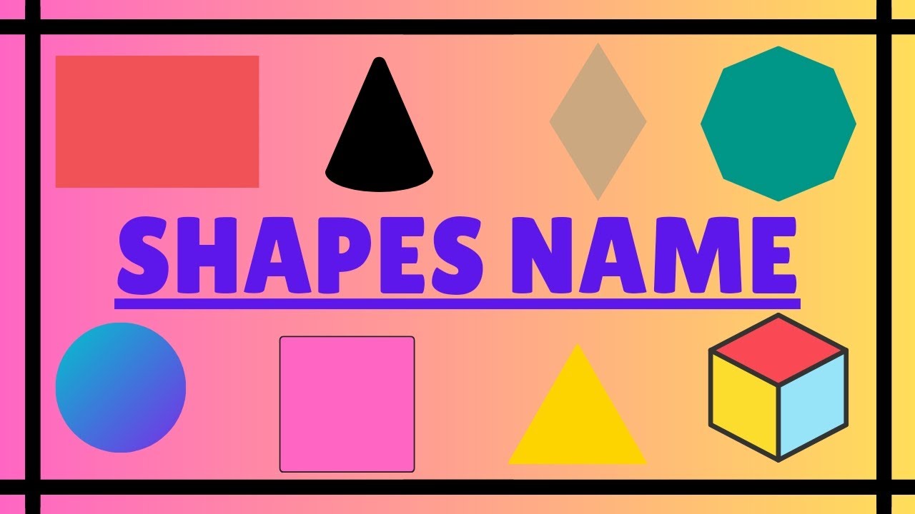 Shapes | Shapes Name In English | Learn Shapes Name | Shapes Name With ...